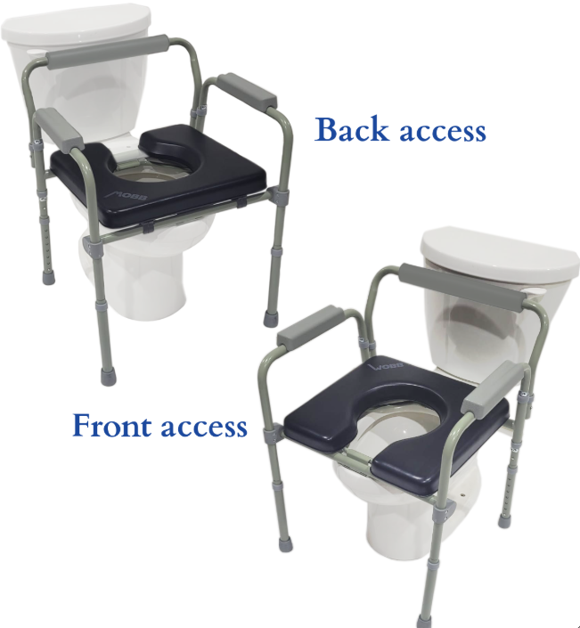 Padded Folding Stationary Commode – Performance Mobility & Home ...
